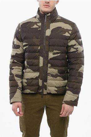 Woolrich Puffer Jacket BERING With Camouflage Pattern size Xs