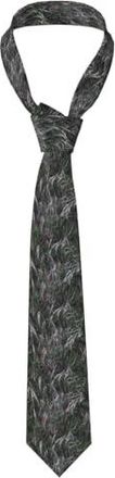 Generic Cravate Homme Camouflage Militaire De Chasse Vert Herbe S&eacute;ch&eacute;e Fine Tie R&eacute;glable Cravate DAffaires Pour Affaires Mariage &Eacute;v&eacute;nements
