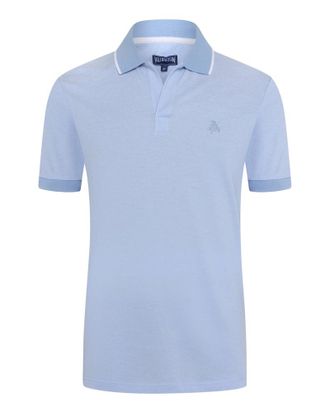 Vilebrequin Unifarbenes Poloshirt aus softer Bio-Baumwolle in