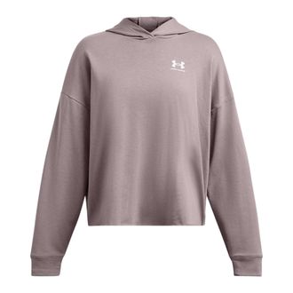 Under Armour Rival Kapuzenpullover f&uuml;r Damen, Frottee, &Uuml;bergro&szlig; (Grau)