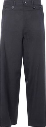 Yohji Yamamoto Pantalons D&eacute;contract&eacute;s - Noir