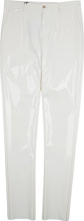 Dolce & Gabbana Homme, Pantalons, Blanc, Taille: S Chinos Slim-fit