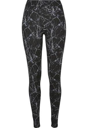 Urban Classics Leggings AOP Soft Femme Legging Noir XL 92% Polyester, 8% &Eacute;lasthanne