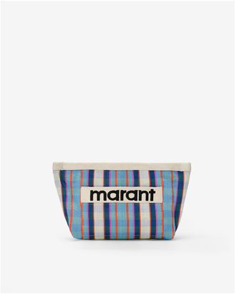 Isabel Marant Pochette Powden - Femme - Turquoise-craie - - Isabel Marant