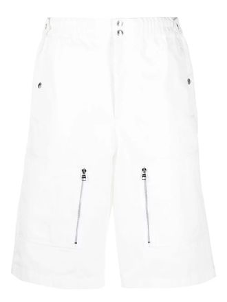 Alexander McQueen bermuda à design multi-poches - Blanc