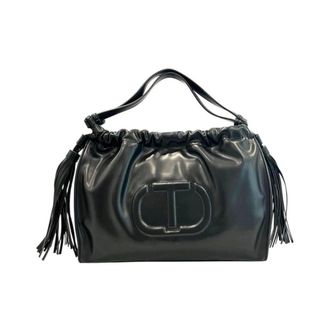 Twinset Femme, Sacs, Noir, Taille: ONE Size Sac bandouli&egrave;re &eacute;l&eacute;gant en cuir PU