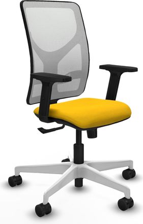 Piqueras y Crespo B&uuml;rostuhl aus Stoff mit 2D-Armlehnen, h&ouml;henverstellbare Lendenwirbelst&uuml;tze, ausgestattet mit 3 Positionen und Schneideschaum, mit Rollen von 65 mm, Ny