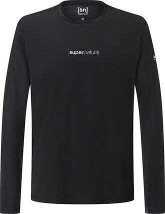 super.natural Super.Natural Herren Windbreaker Longsleeve, jet black, S