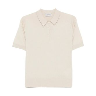 John Smedley Femme, Pulls, Beige, Taille: 40 FR Jill Sea Island Cotton Shirt