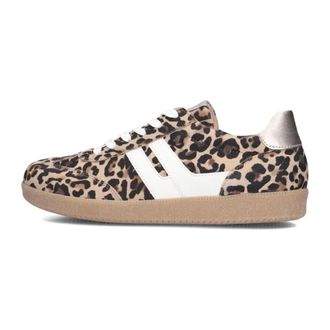 Gabor Panther Print Low Top Sneakers - - Shoes - Damen - Braun - 38 1/2 EU