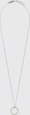 Maison Margiela Halskette aus 925er Silber mit verschiebbarem Anh&auml;nger und numerischem Logo