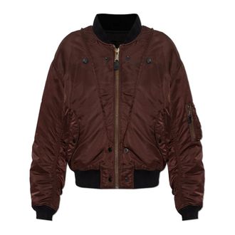 Maison Margiela Insulated Bomber Jacket - - Jackets - Damen - Rot - S