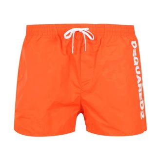 Dsquared2 Boxer Midi PA 100% Badehose - - Swimwear - Herren - Orange - 2XS