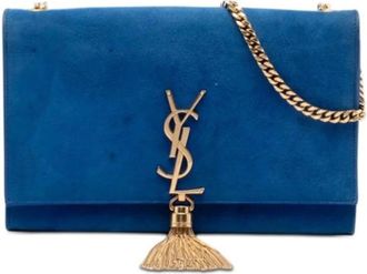 Saint Laurent Pre-owned Kate Shoulder Bag - Femme - Pre-owned - Bleu - Taille: ONE Size