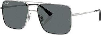 Ray-Ban unisex, Accessoires, Gris, Taille: 56 MM Ari Lunettes de soleil