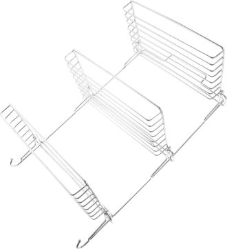 Lurrose Faltbares Edelstahl Wandregal ohne Bohren Klapp Organizer für Badezimmer und Küche Rostfrei Platzsparend mit Schnellem Wasserablauf für Dusch Waschute