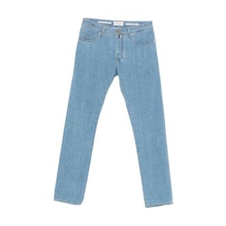 Jacob Cohen Jean Coupe Droite Effet D&eacute;lav&eacute; Clair - Homme - Jeans - Bleu - Taille: W31