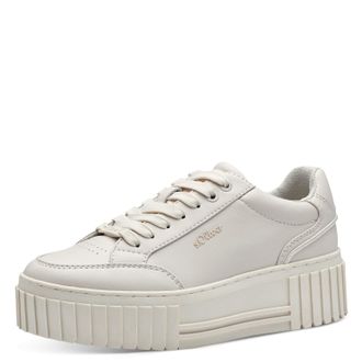 s.Oliver Damen Plateau Sneaker Platform Vegan, Beige (Nude), 42 EU