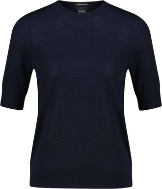 BOSS Damen Strickpullover aus Schurwolle