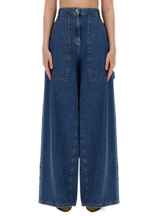 Etro 100% Cotton Jeans - Blue