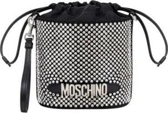 Moschino Beuteltaschen - Nylon Bucket Bag - Gr. unisize - in Schwarz - f&uuml;r Damen