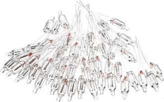 Generic XYZOOM 50 St&uuml;ck F6 6x16mm Helles Rotlicht Neon Gl&uuml;hbirne Anzeigelampe Indicator(48986 87cd8 7ee5a 7009f 36c7e 24e09