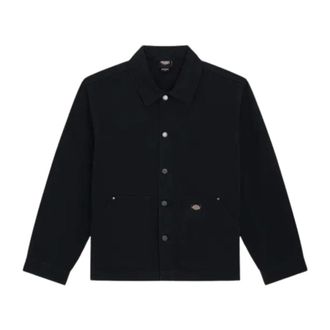 Dickies Homme, Vestes, Noir, Taille: S Veste de travail non doubl&eacute;e en toile
