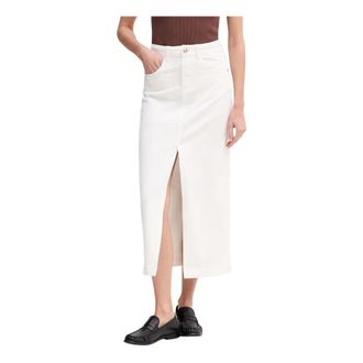 Gaud&igrave; Midi-Denimrock - - Skirts - Damen - Beige - W29