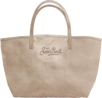 MC2 Saint Barth Femme, Sacs, Beige, Taille: ONE Size City Bag Mini Suede