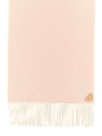 Prada Silk and Cashmere Scarf - Beige