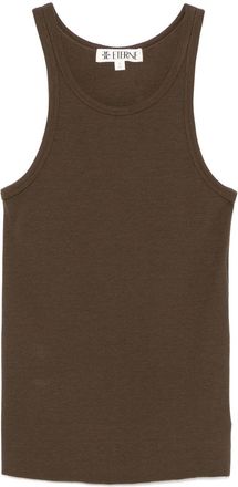 &Eacute;terne Fein geripptes Tanktop - Gr&uuml;n