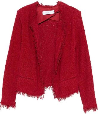 Iro veste en tweed Shavani - Rouge