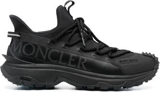 Moncler Femme, Chaussures, Noir, Taille: 39 EU Baskets Noires avec Dessus en Polyamide