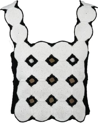 Alpha Studio Femme, Tops, Multicolore, Taille: 34 FR Top en macram&eacute;