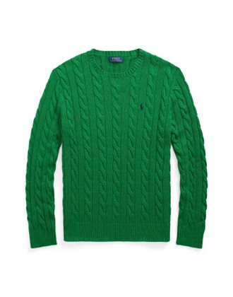 Ralph Lauren CABLE-KNIT COTTON SWEATER