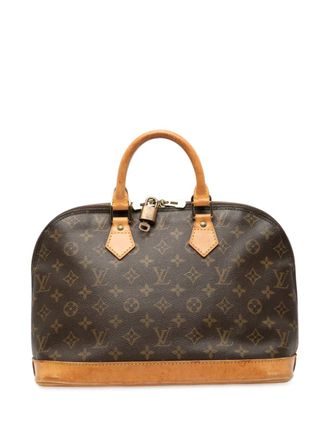 Louis Vuitton 1994 pre-owned PM Alma Handtasche mit Monogramm - Braun