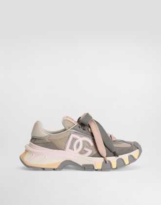 Dolce & Gabbana Dg Country Road Fabric Sneakers - Frau Sneakers Multicolor 37.5