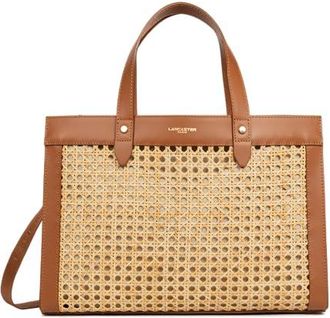 Lancaster Sac cabas main - Cannage Rotin