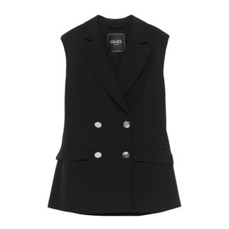 Liu Jo Gilet doppiopetto - - Jackets - Damen - Schwarzk - S