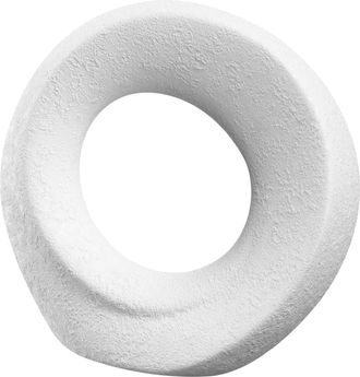 Leonardo Oggetto Keramikobjekt, 1 Stück, stilvolles Kunkstwerk aus Keramik, Moderne Dekoration mit erfrischender Atmosphäre, runde Form, Blickfang, handarbeitH