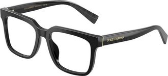 Dolce & Gabbana Homme, Accessoires, Noir, Taille: 53 MM Monture optique carr&eacute;e