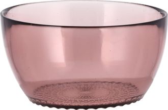 Bitz Kusintha Schale, Schüssel aus Glas, 12 cm, Pink