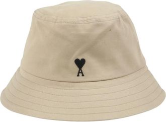 Ami Homme, Accessoires, Beige, Taille: 58 CM Ami de Coeur Bucket Hat