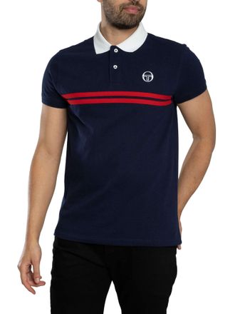 Sergio Tacchini Supermac Poloshirt, Blau