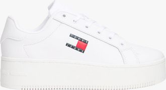 Tommy Hilfiger Baskets basses en cuir m&eacute;lang&eacute;