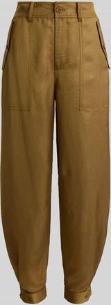 Lauren Ralph Lauren Relaxed Tapered Cargohose aus Vikose-Leinen-Mix