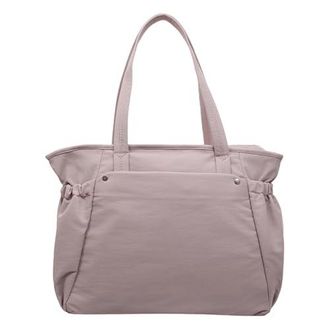 Generic Grand sac de courses en tissu Oxford l&eacute;ger pour ordinateur portable pour femme, pour le travail, les voyages, le bureau, le shopping quotidien, violet
