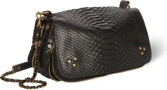 Jerome Dreyfuss Sac &agrave; bandouli&egrave;re Bobi en cuir de python