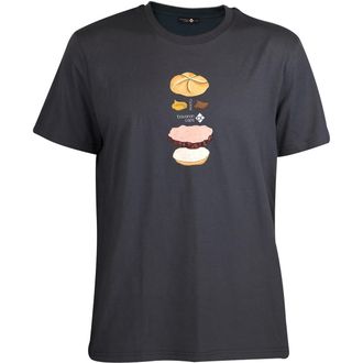Bavarian Caps Herren Bavarian Burger T-Shirt, schwarz, XXL