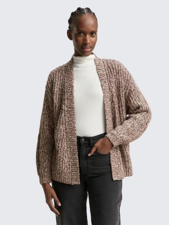 Tom Tailor Cardigan Pullover & Strickjacken Relaxed Fit Cardigan in Melange-Optik